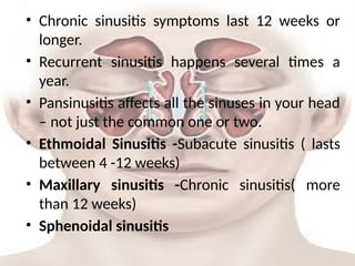 Nursing management of patient withSINISITIS | PPTX