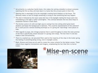 Sinister analysis | PPTX