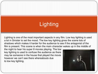 Sinister presentation | PPT