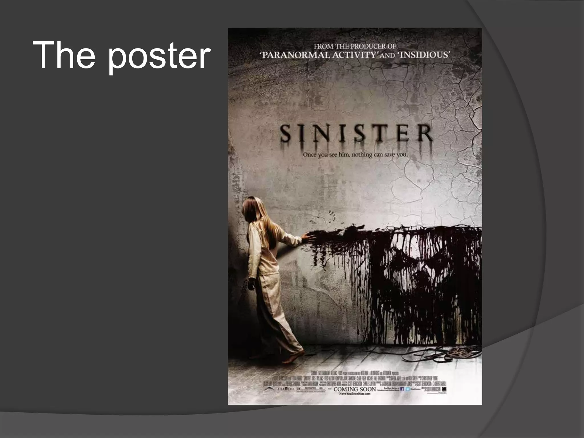 Sinister textual analysis | PPTX