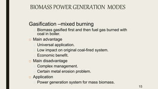 BIOMASS FUELED POWER PLANT | PPTX