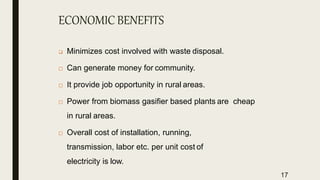 BIOMASS FUELED POWER PLANT | PPTX
