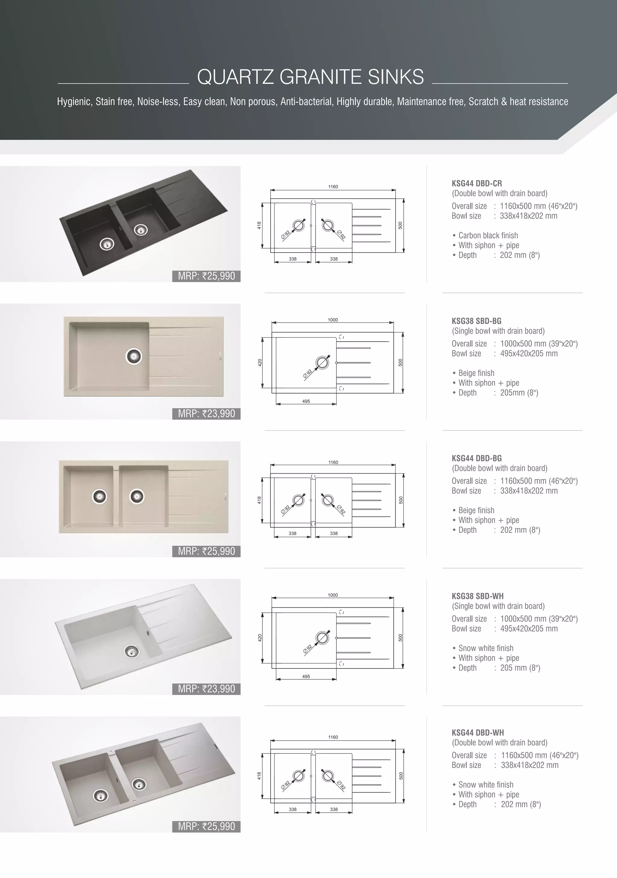 Kaff Sink brochure new final_forwebsite | PDF