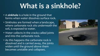 Sinkholes | PPTX