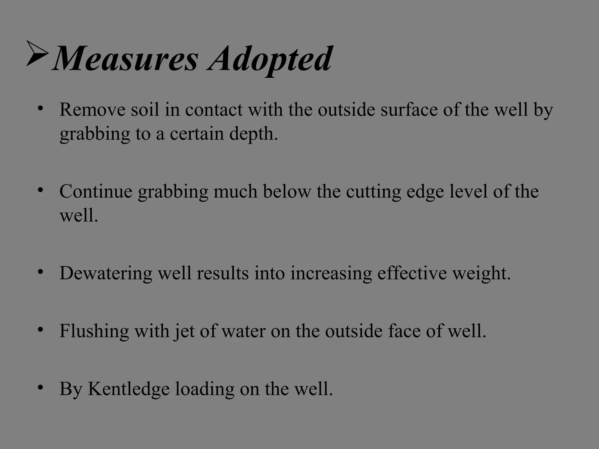 Sinking of well foundation | PPT