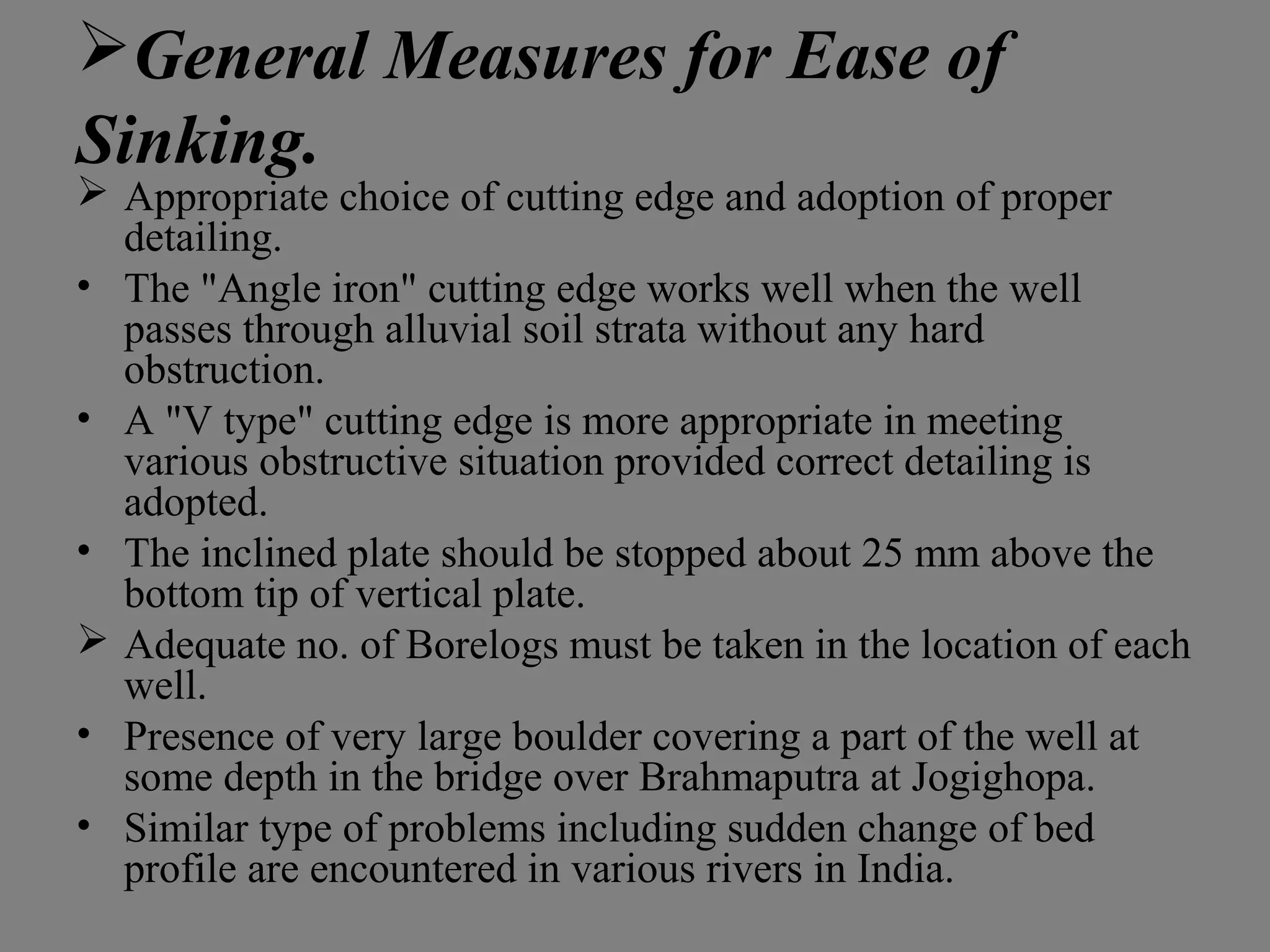 Sinking of well foundation | PPT