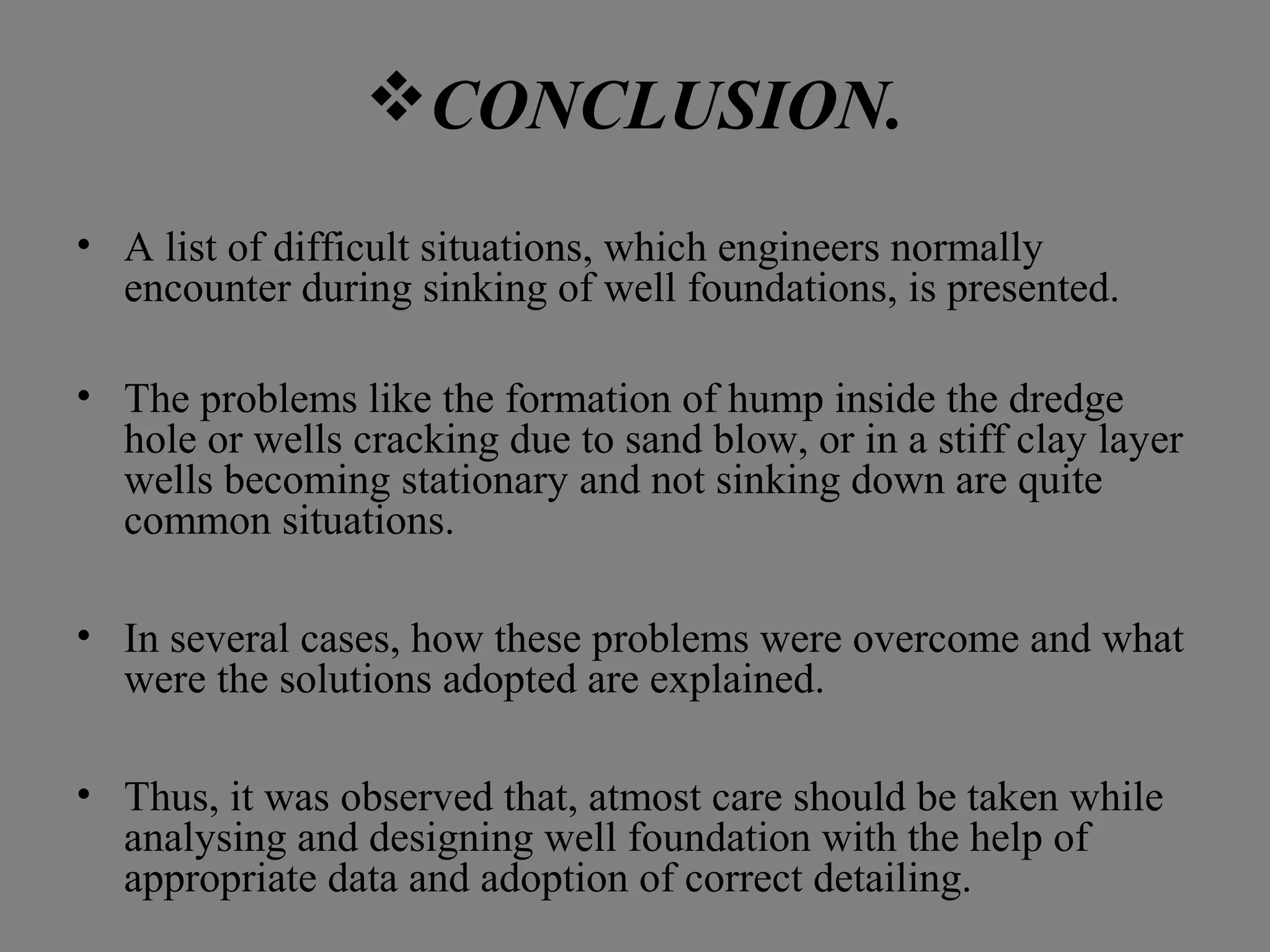 Sinking of well foundation | PPT