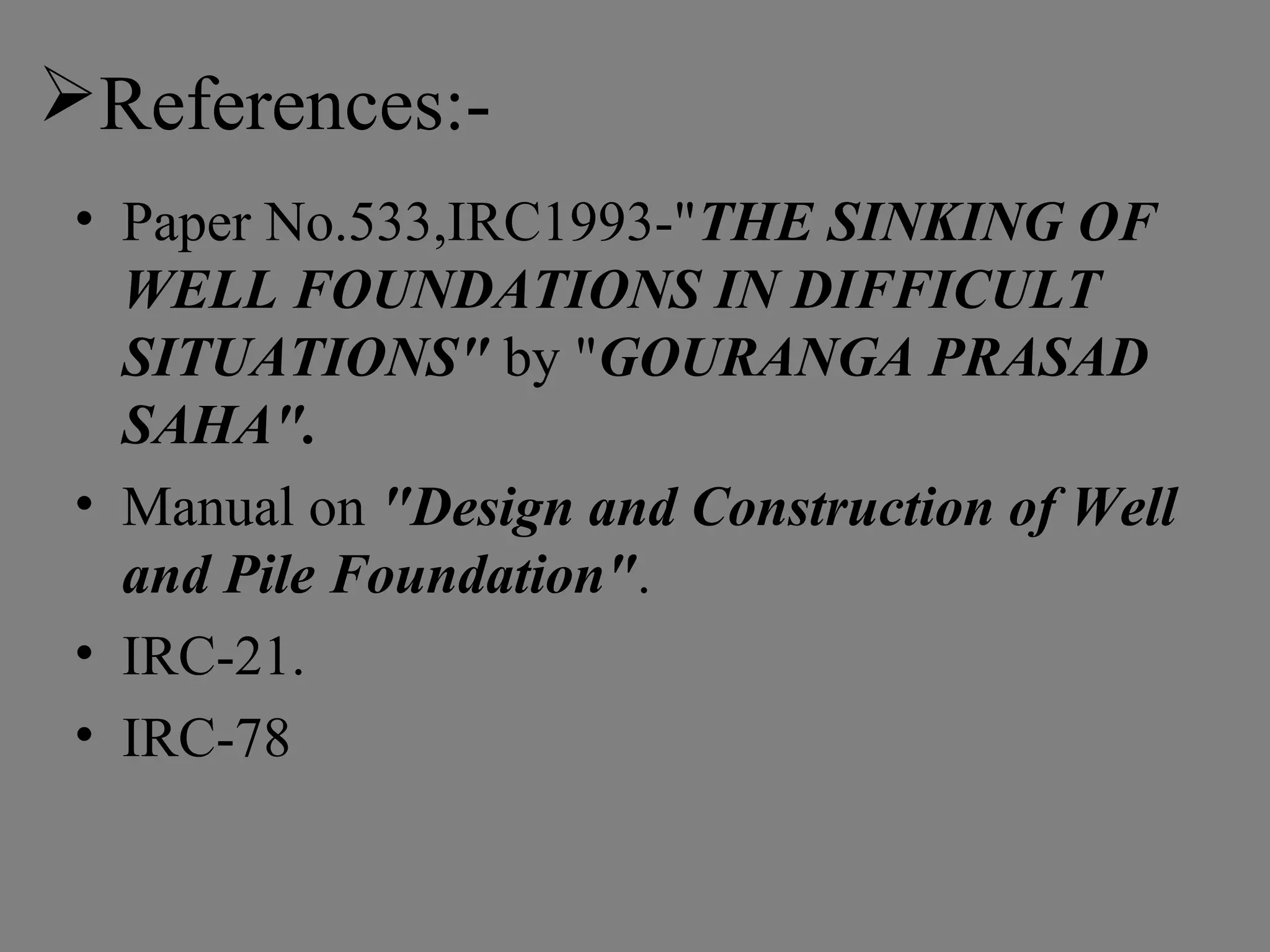 Sinking of well foundation | PPT