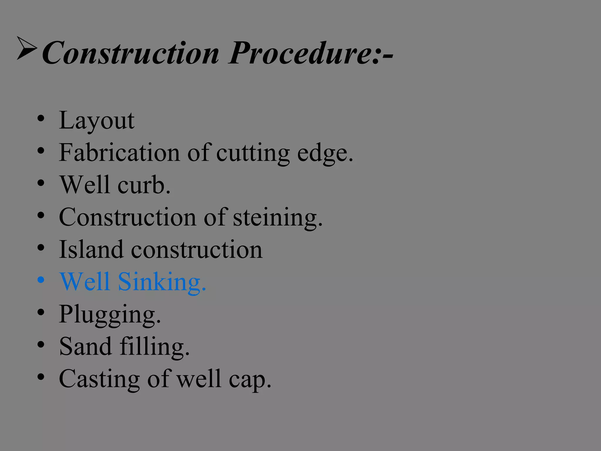 Sinking of well foundation | PPT