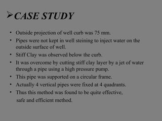 Sinking of well foundation | PPT