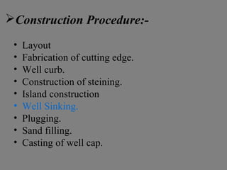 Sinking of well foundation | PPT