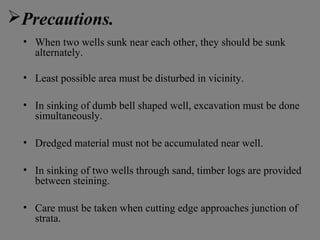 Sinking of well foundation | PPT