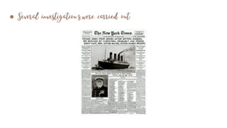 Sinking of the titanic | PDF