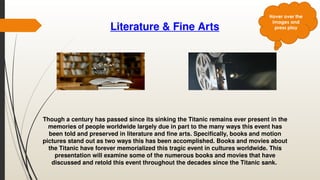 Sinking of the Titanic - A Presentation - | PPTX