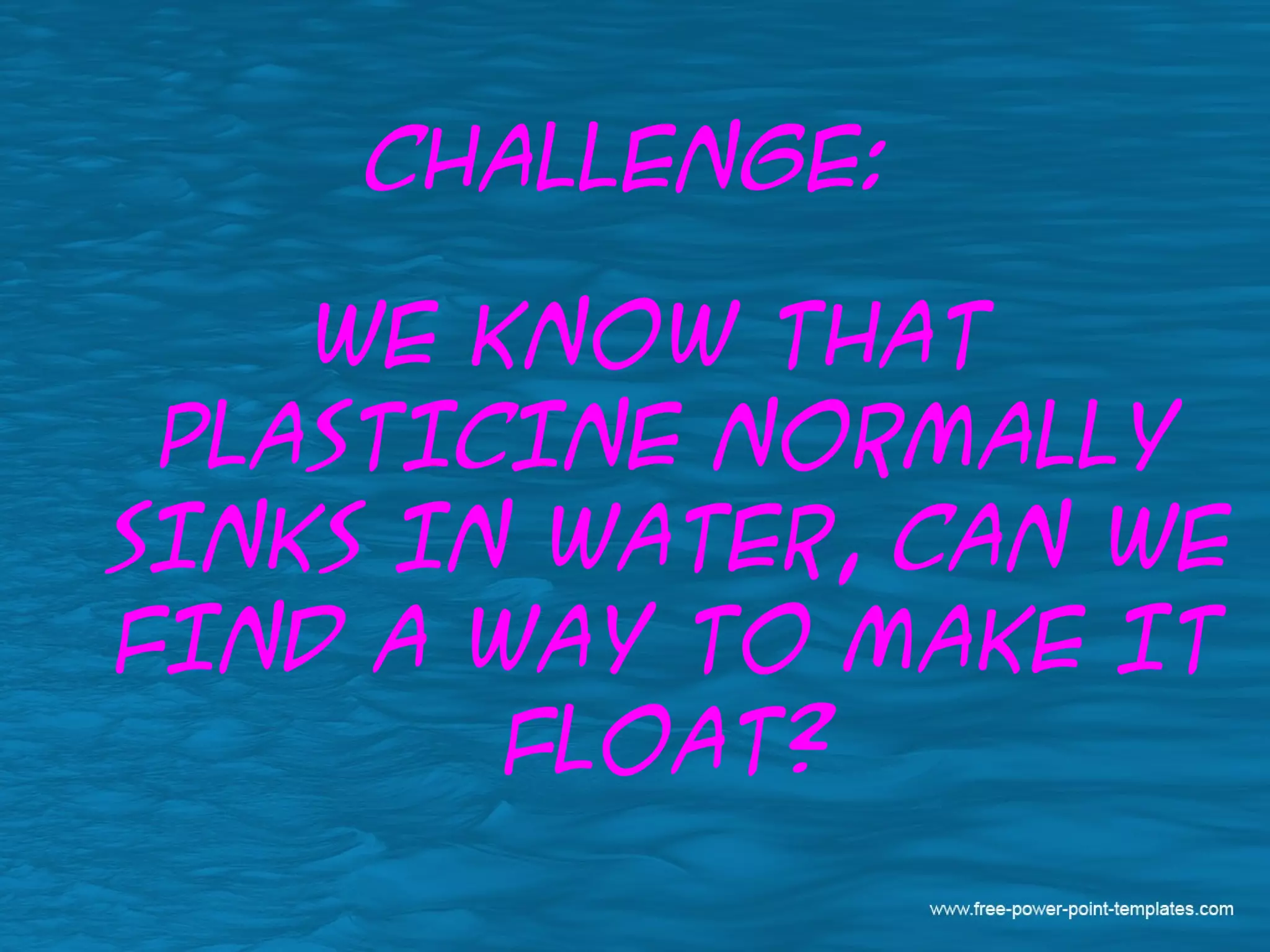 Sink or float | PPT