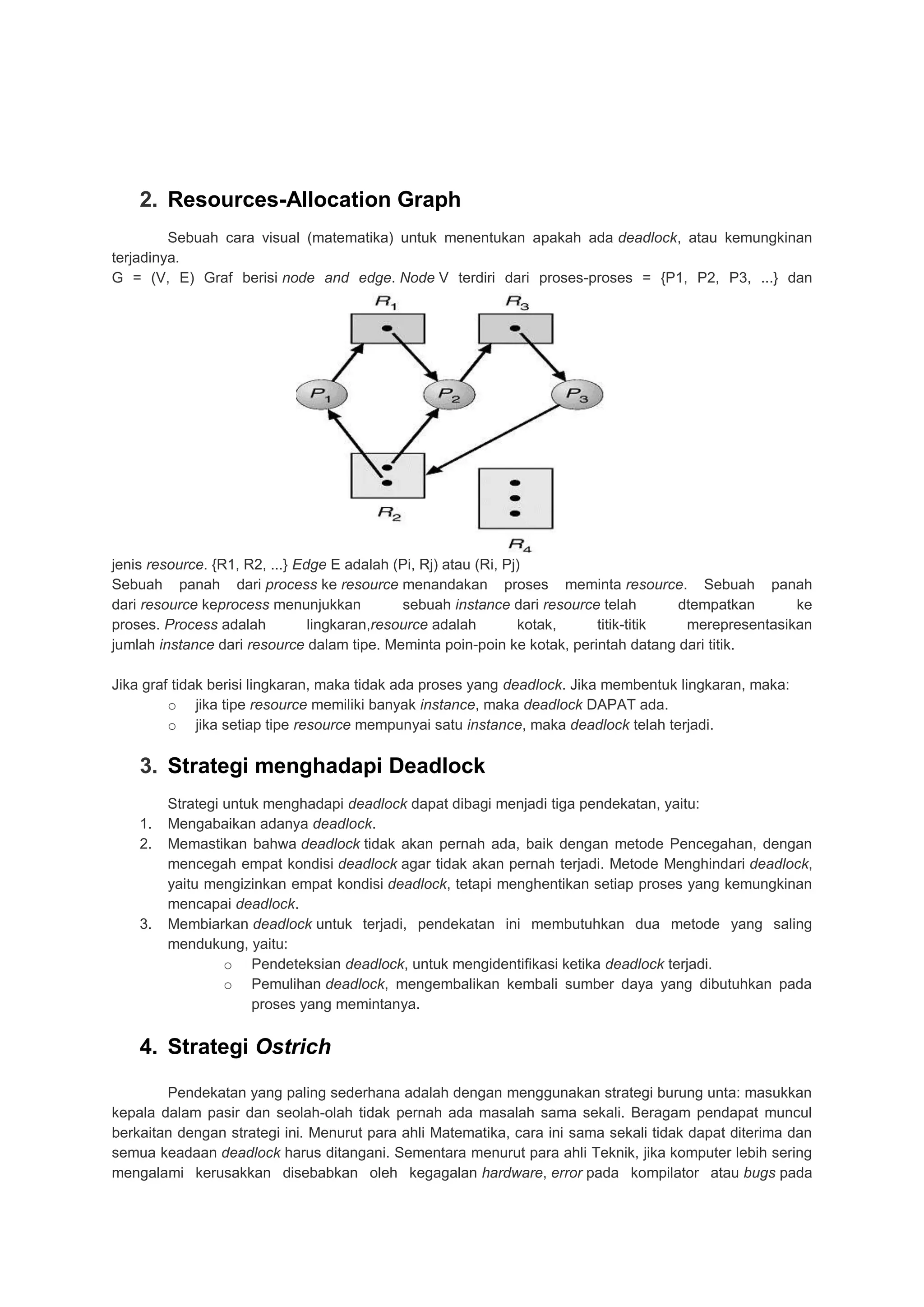 Sinkronisasi dan deadlock | DOCX