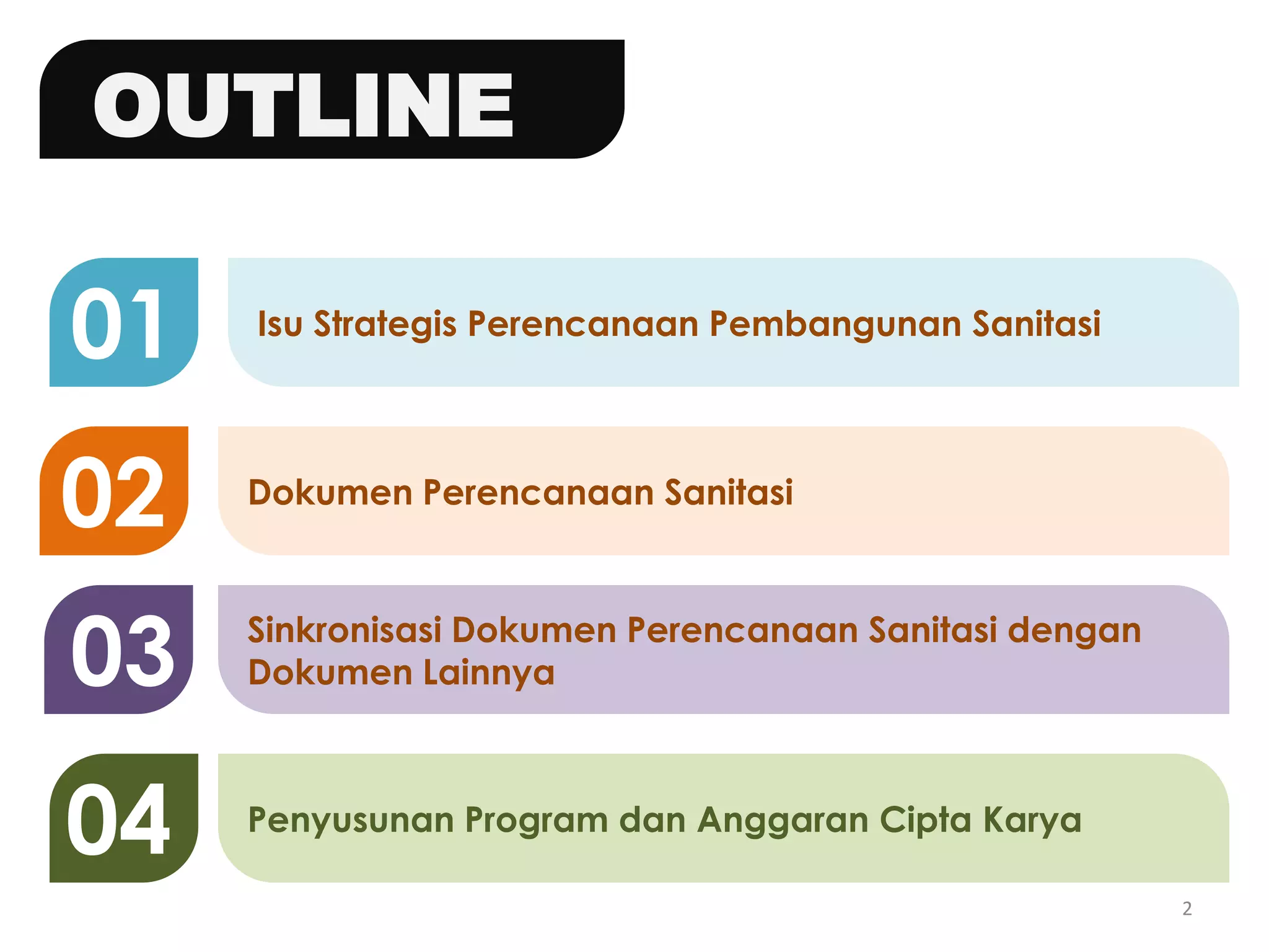 Sinkronisasi Dokumen Perencanaan dan Penganggaran Sanitasi | PDF