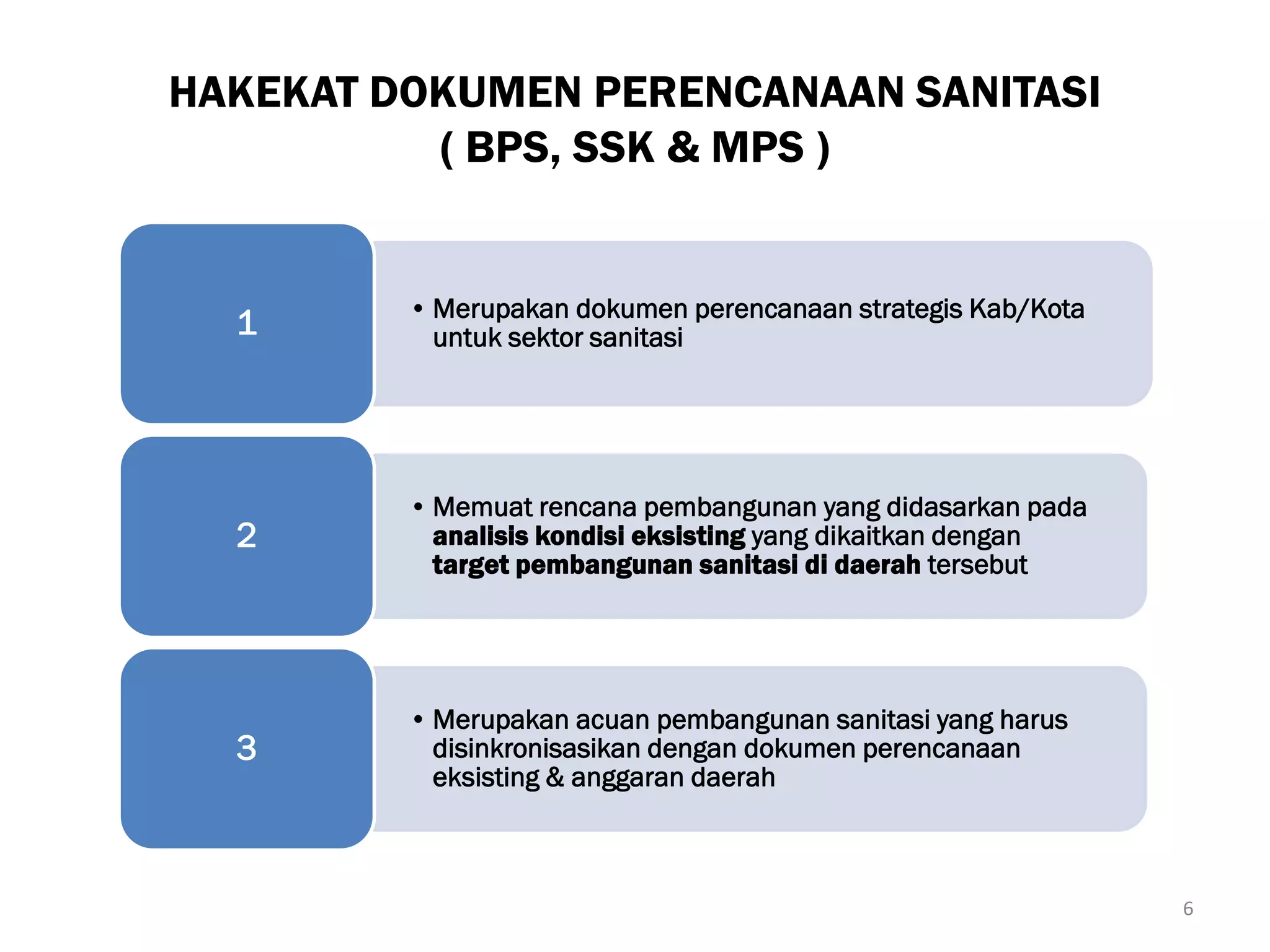 Sinkronisasi Dokumen Perencanaan dan Penganggaran Sanitasi | PDF