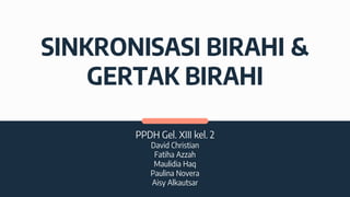 sinkroonisasi birahi.pptx jakndjwiananjajak | PPTX