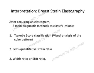 Strain Elastography for Breast | PDF