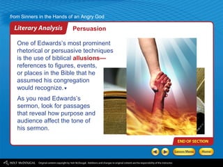 "Sinners in the Hands of an Angry God" | PPT