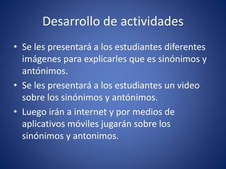 Sinónimos | PPT