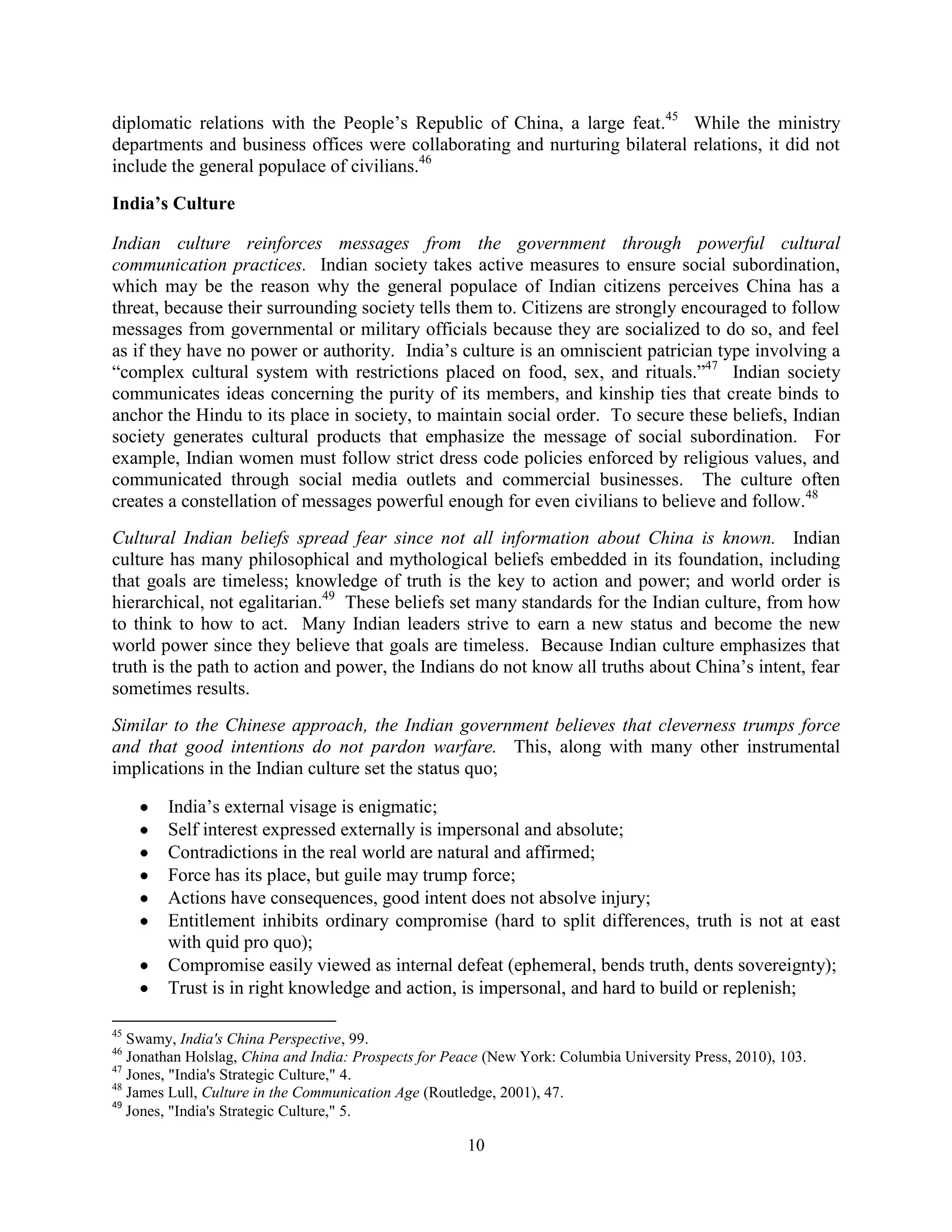 Bilateral Communication Practices Between China and India | DOCX