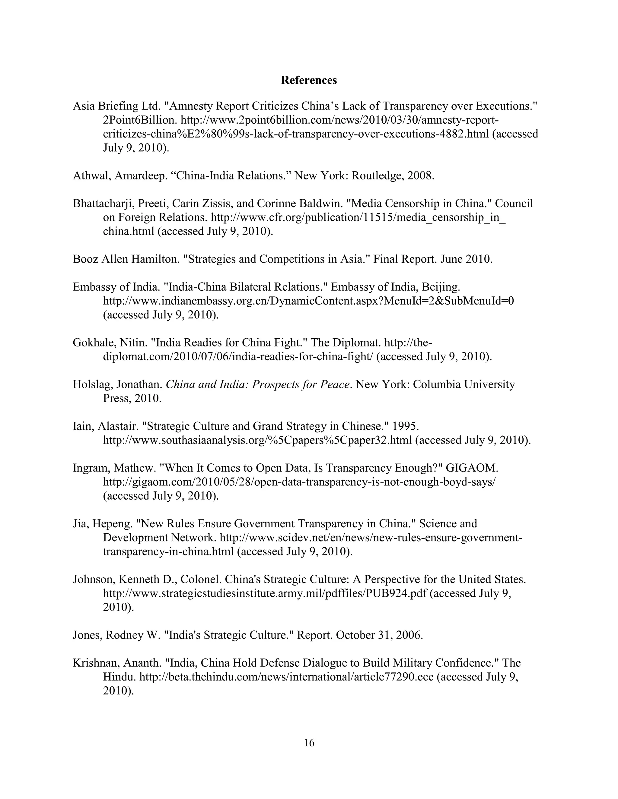 Bilateral Communication Practices Between China and India | DOCX