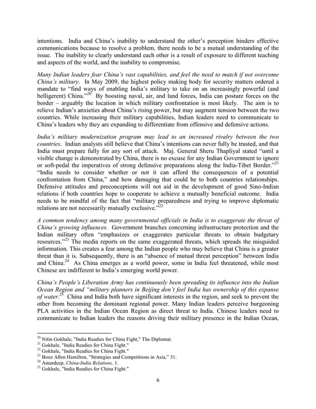 Bilateral Communication Practices Between China and India | DOCX | Asia ...