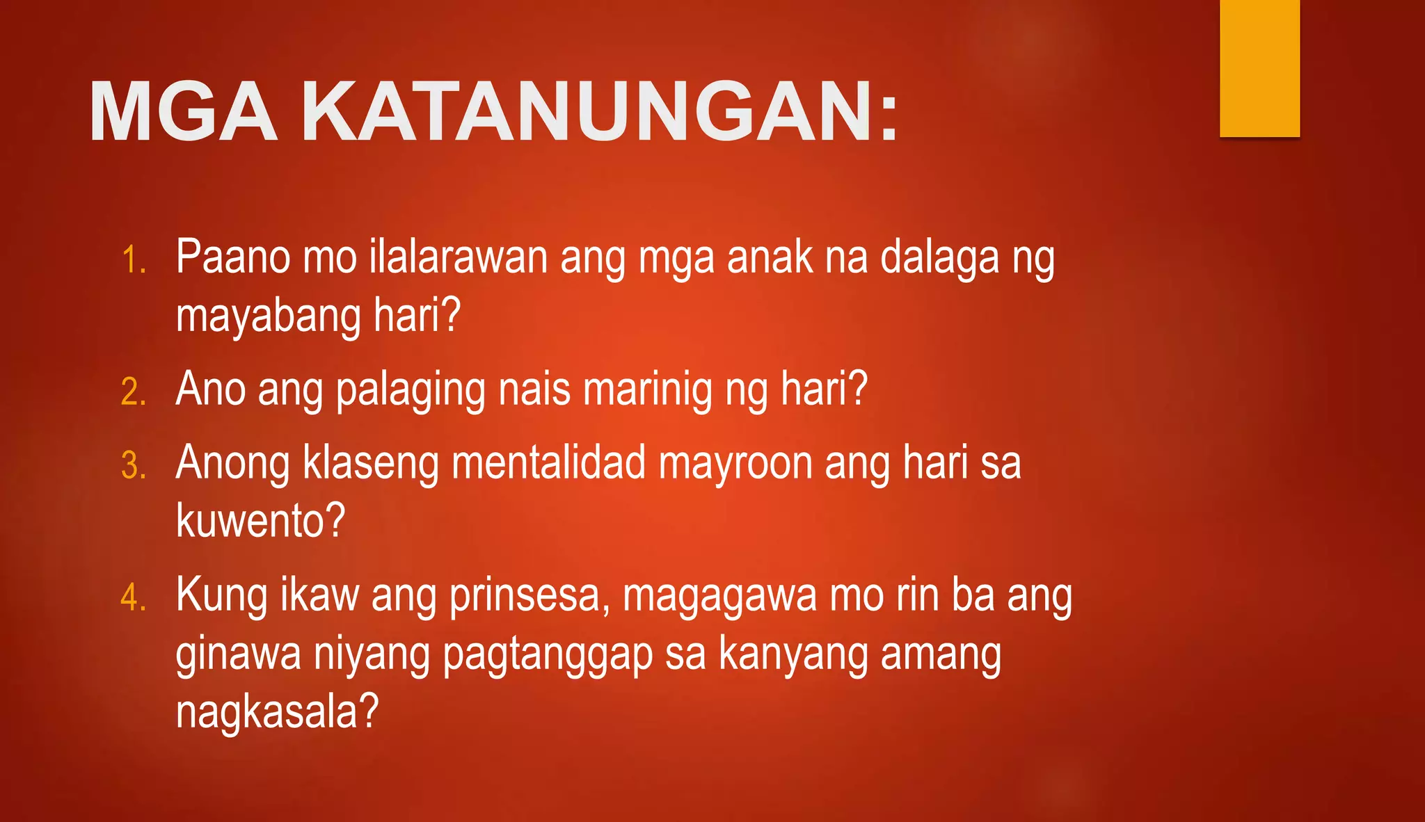 Filipino 9 Sino ang Nagkaloob | PPTX