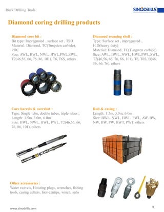 Sinodrills general catalogue | PDF