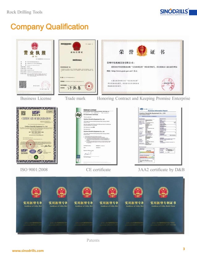 Sinodrills general catalogue | PDF