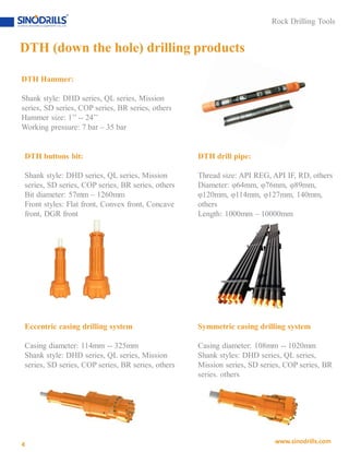 Sinodrills general catalogue | PDF