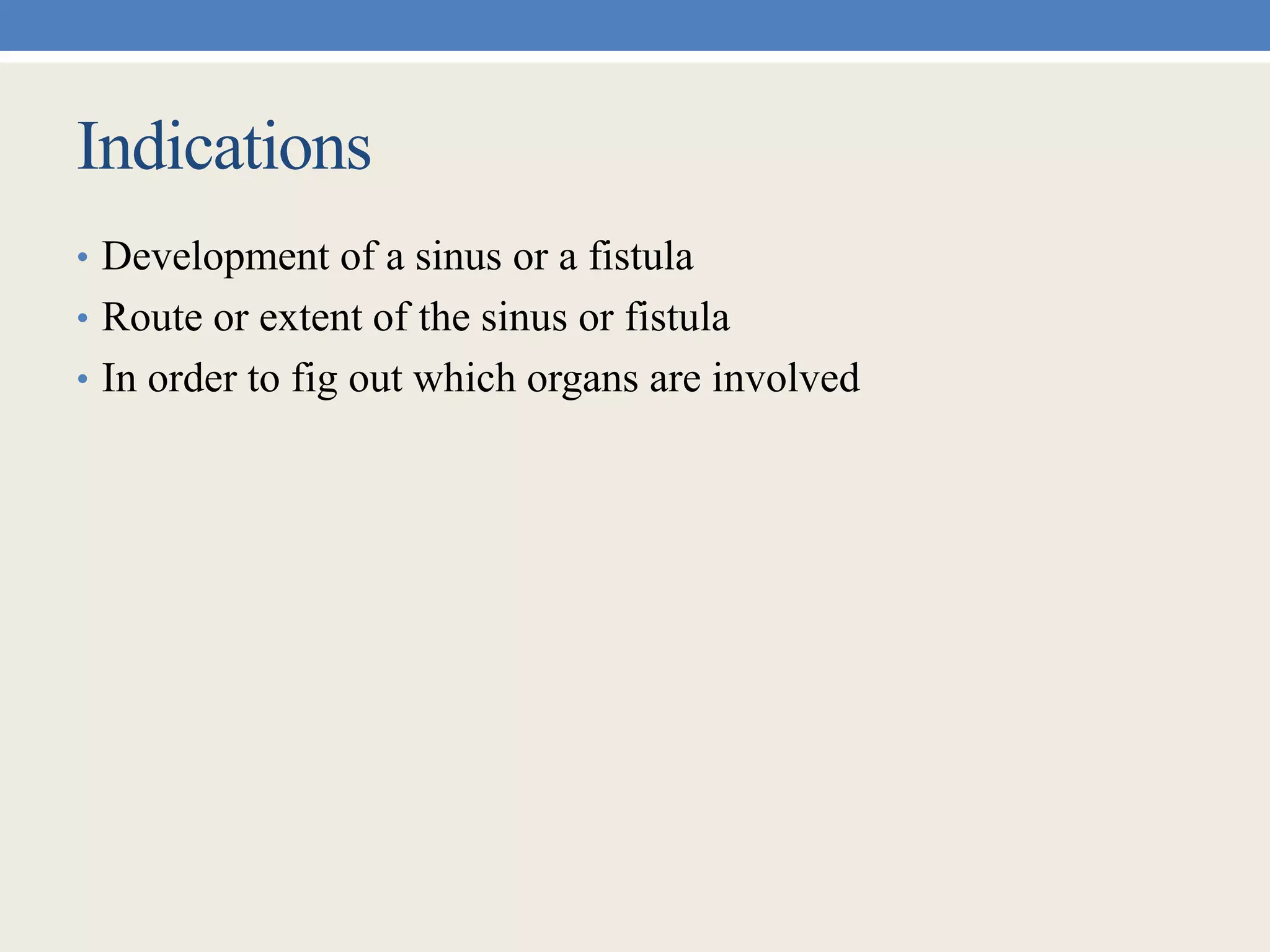 Sinogram and fistulogram | PPTX