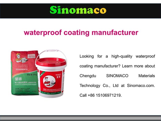 Bituminous waterproof coating | PPT