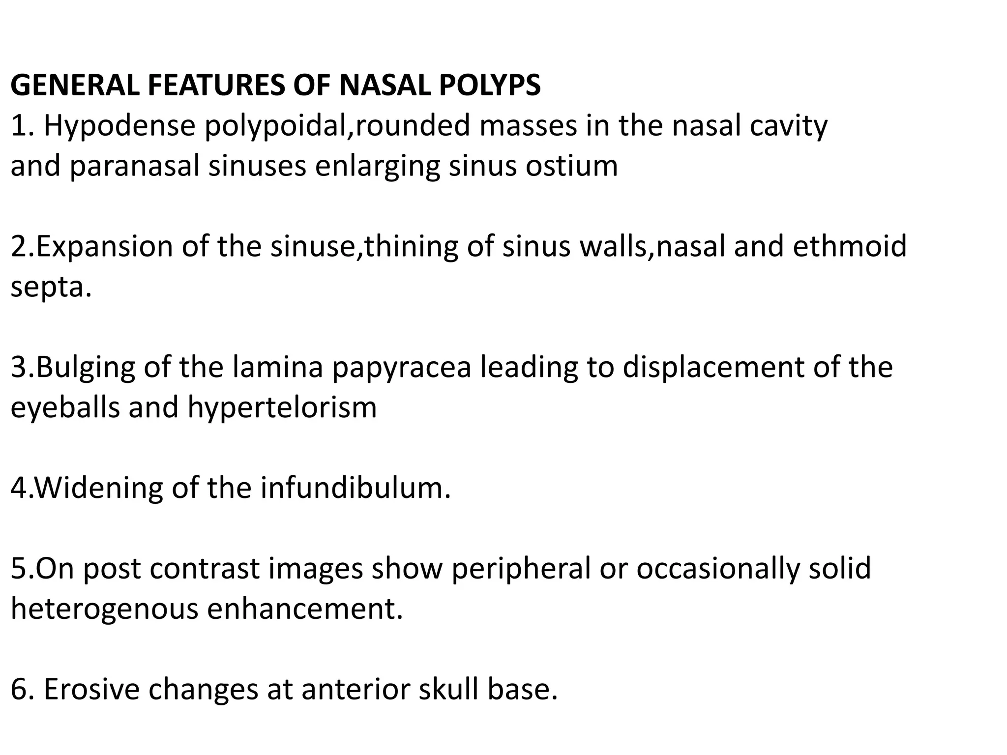 Sinonasal polyps | PPTX