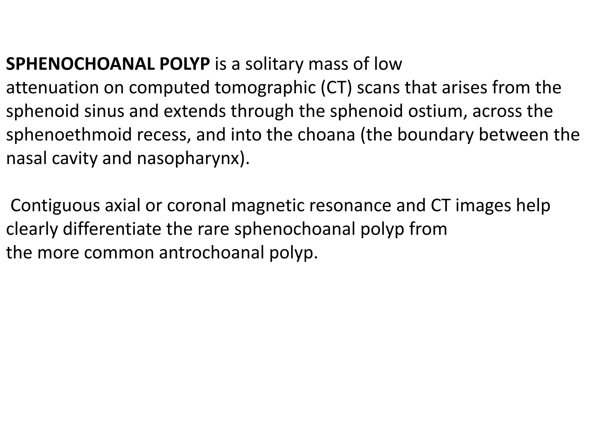 Sinonasal polyps | PPTX
