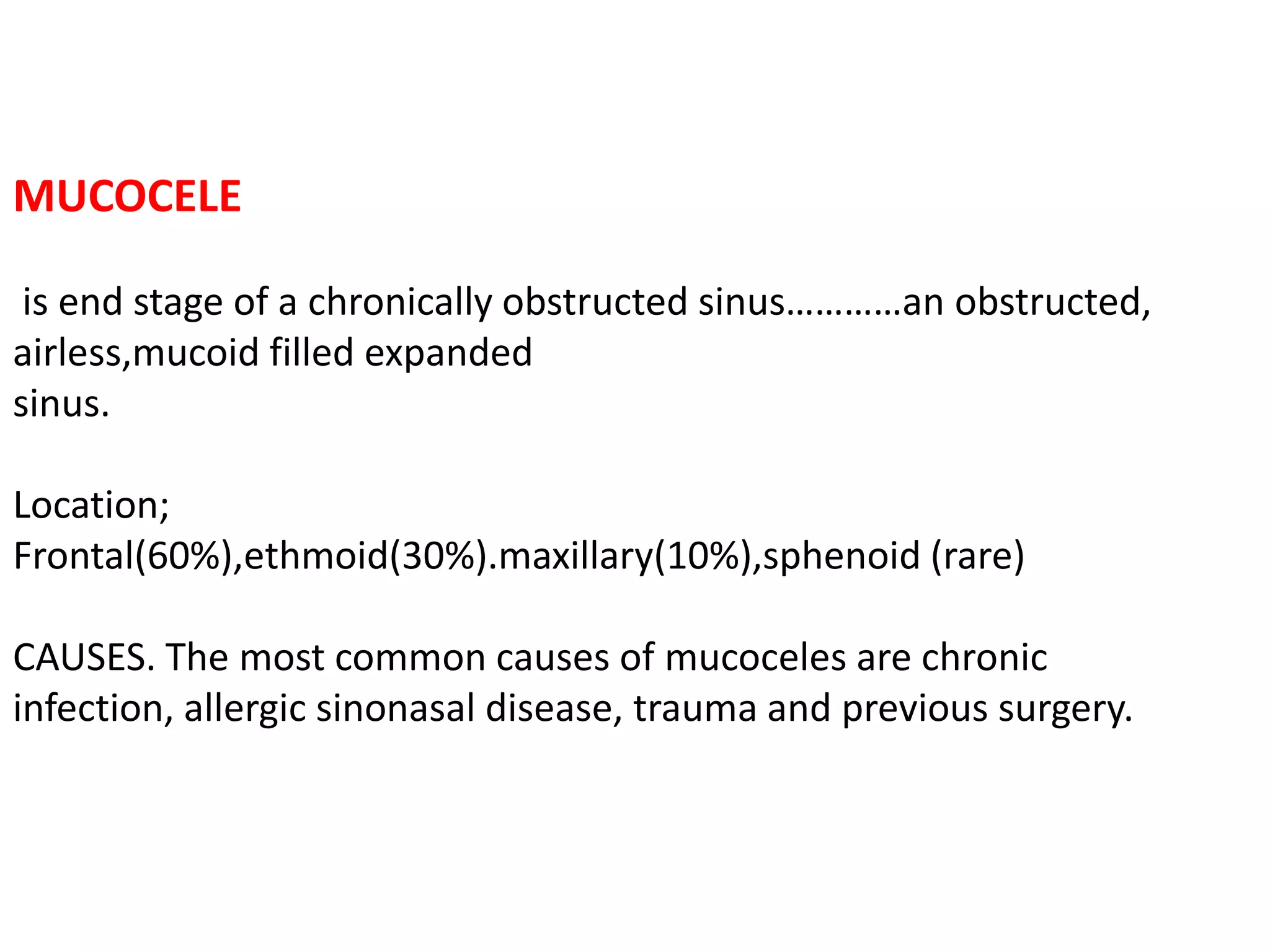 Sinonasal polyps | PPTX