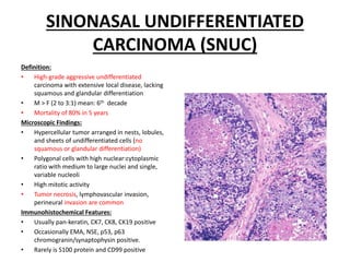 Sinonasal tract pathology(histopathology) | PPTX