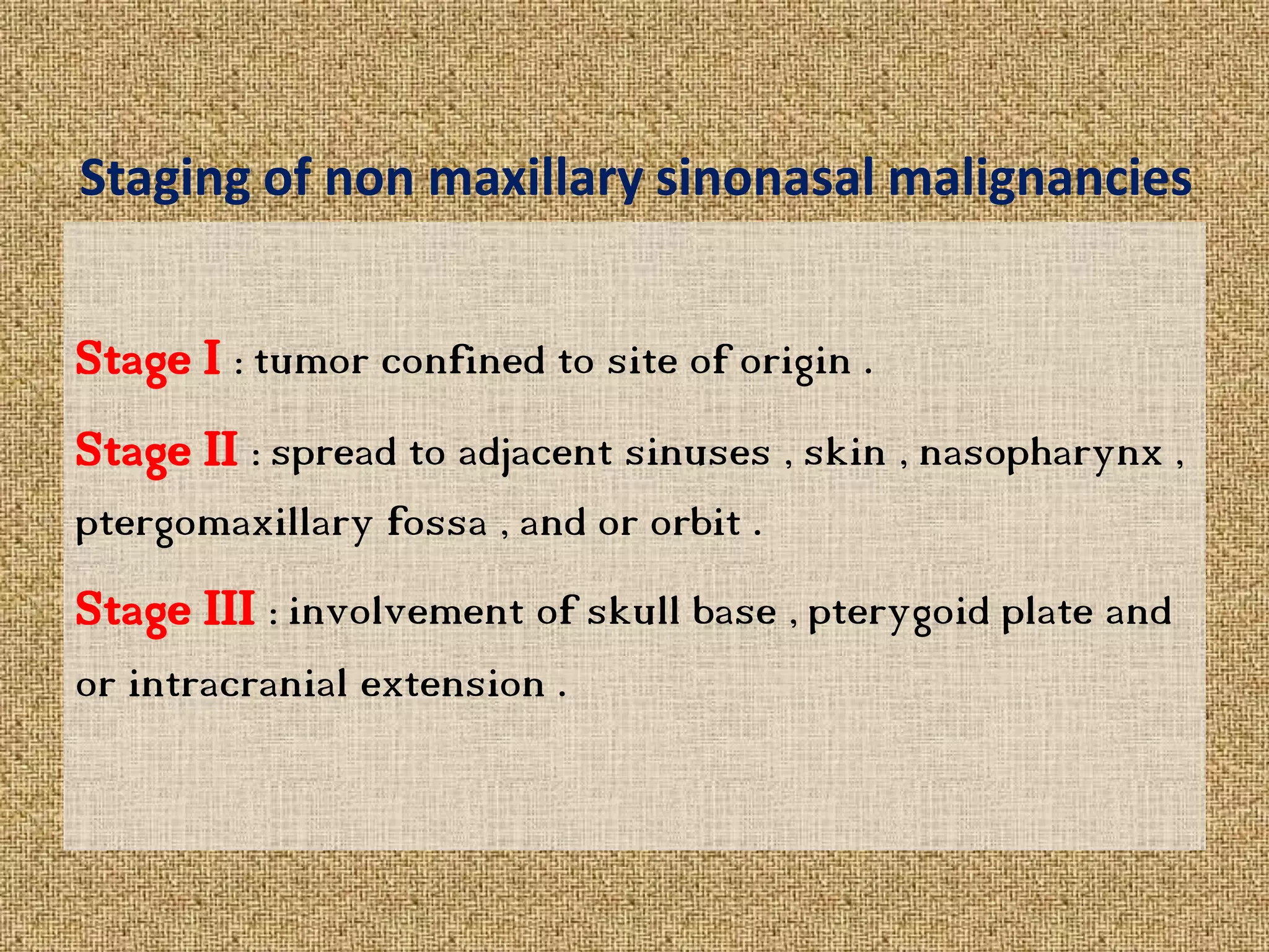 Tumours of nasal cavity & paranasal sinuses | PDF