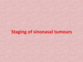 Tumours of nasal cavity & paranasal sinuses | PDF