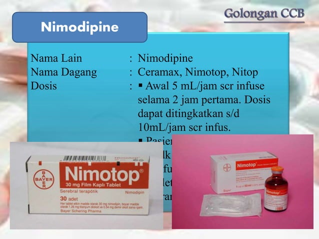 antihipertensi gololongan calcium channel blocker | PPTX