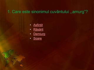 Sinonime clasa iii | PPT