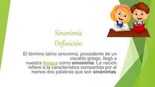 Sinonimia | PPTX
