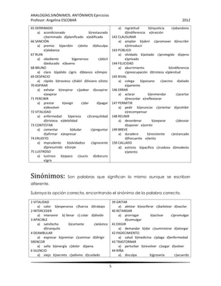 Sinonimos antonimos-analogias | PDF