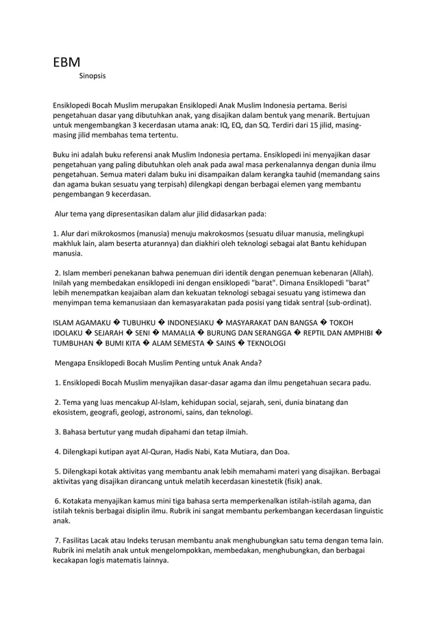 Sinopsis dan spesifikasi buku mds | PDF | Free Download