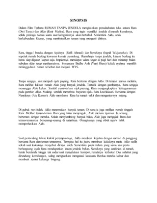 Sinopsis film rumah tanpa jendela | DOCX