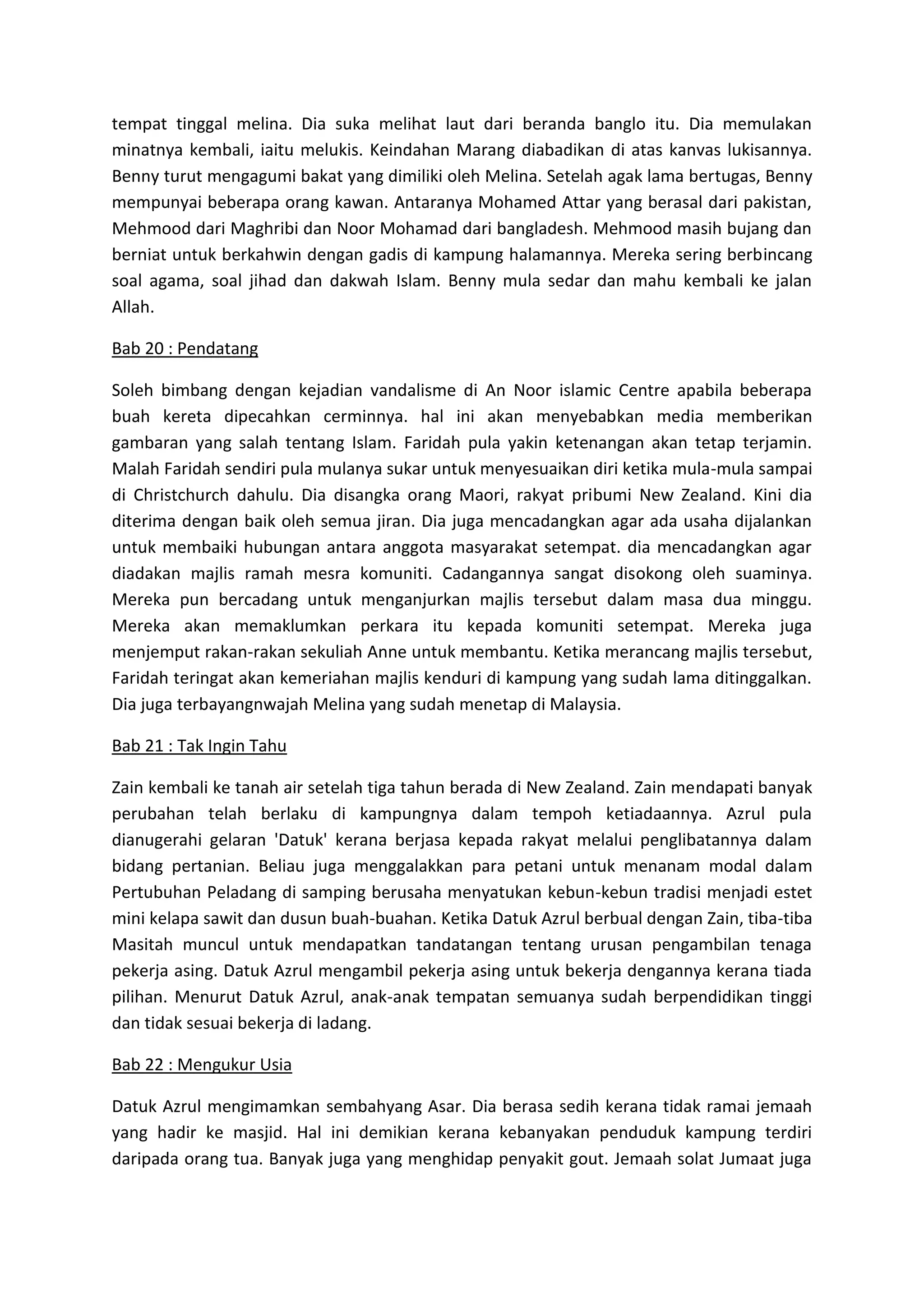 Sinopsis kabus di perbukitan | DOCX