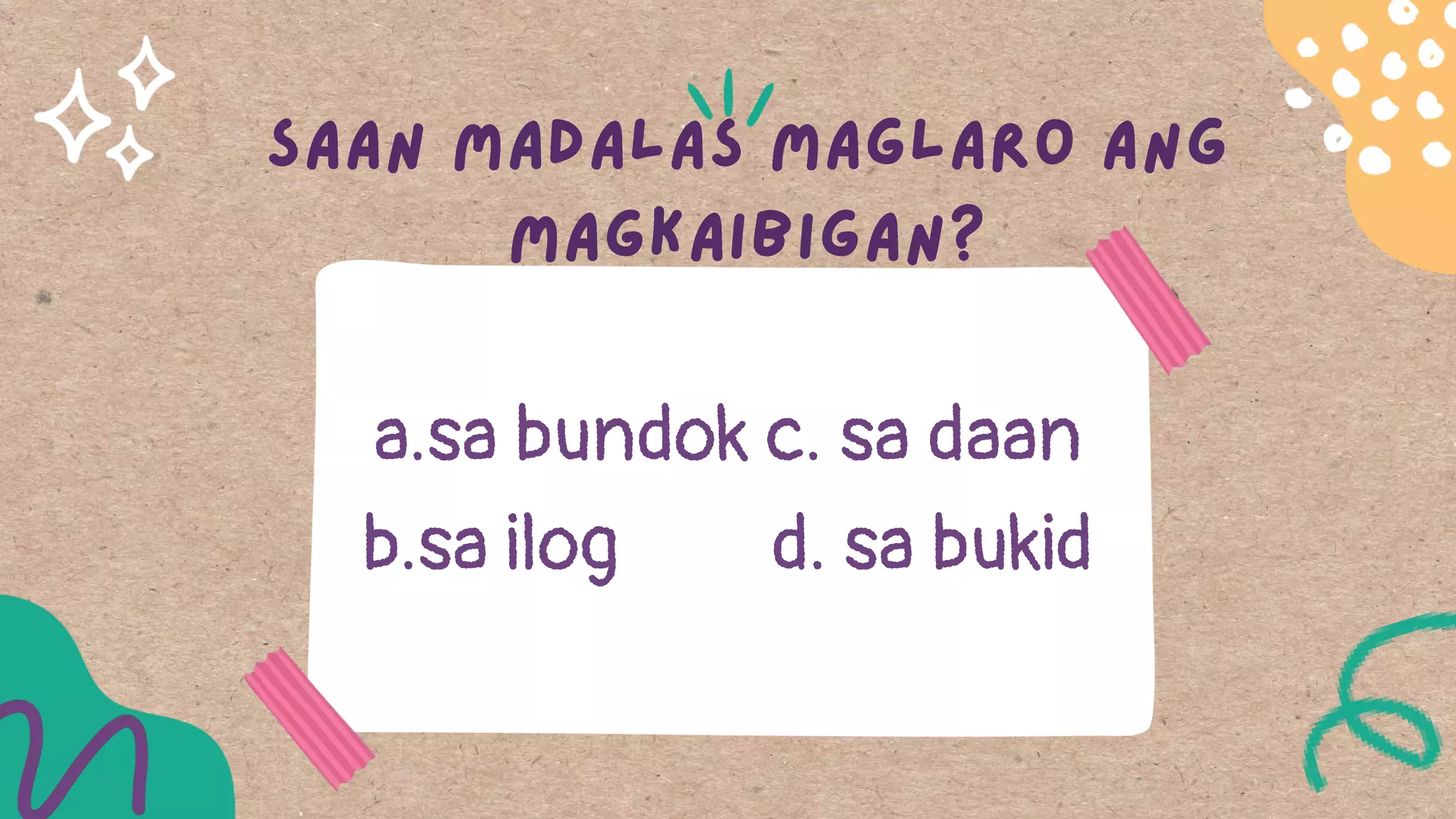Magkaibigan (Pabula) | PPTX