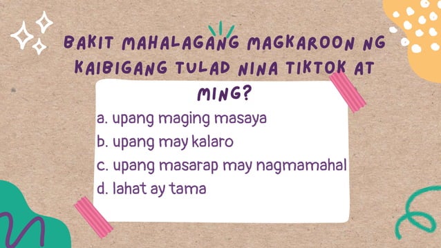 Magkaibigan (Pabula) | PPTX